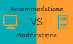 Accommodations vs. Modifications - Lexercise
