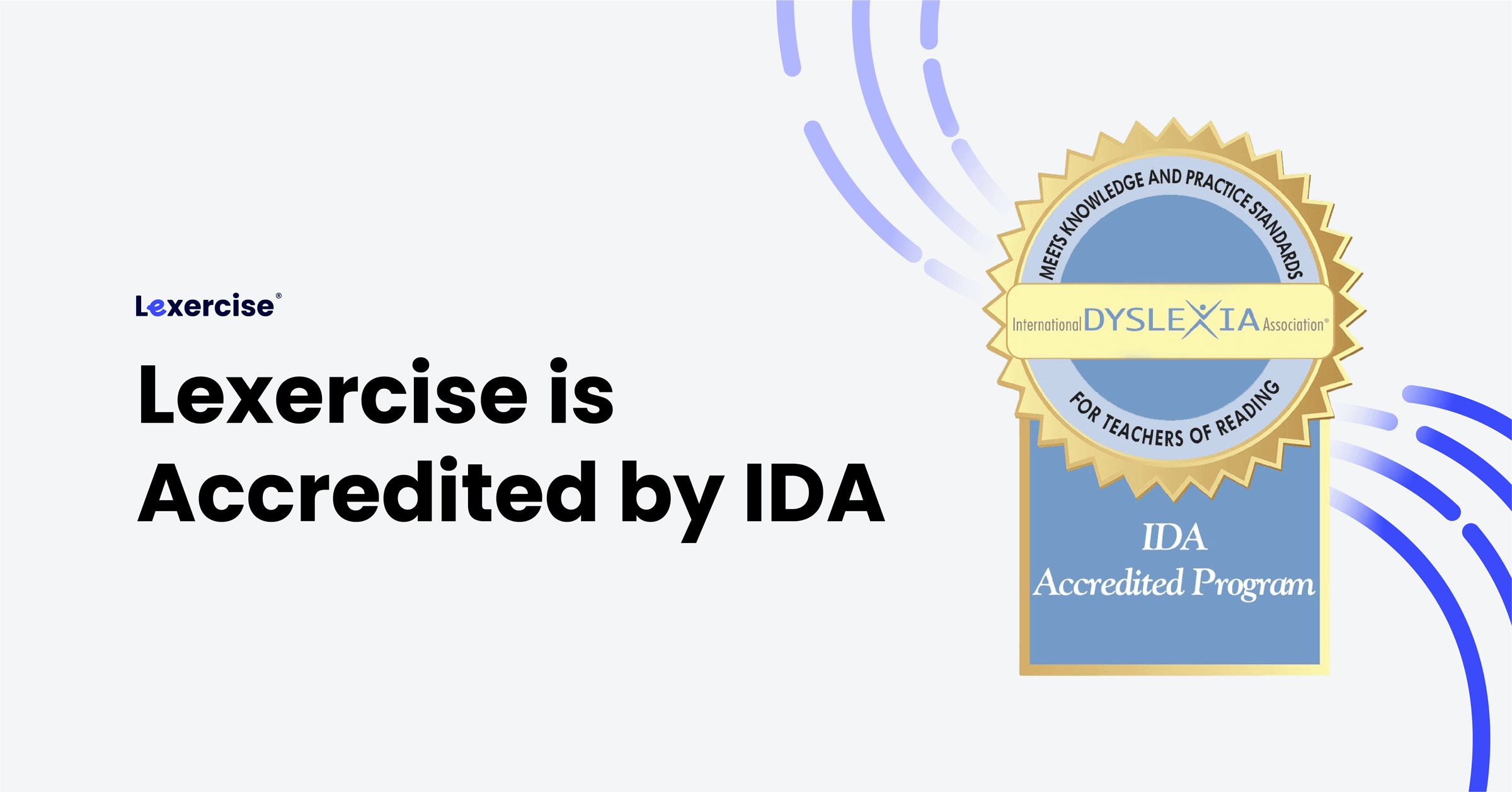Lexercise is Accredited by IDA - Lexercise